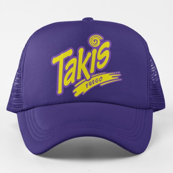 Accessories | New Takis Fuego Logo Foam Trucker Mesh Snapback Hat ...